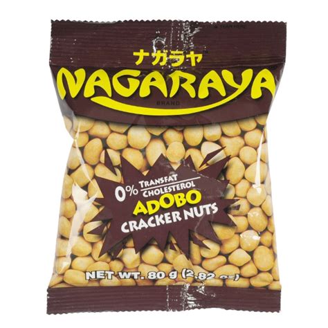 Nagaraya Adobo Cracker Nuts Brown 80g Shopee Philippines