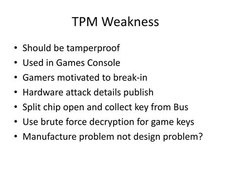 Ppt Tpm Uefi Trusted Boot Secure Boot Powerpoint Presentation