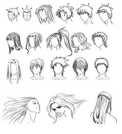 Как нарисовать волосы человека карандашом поэтапно Girl Hair Drawing