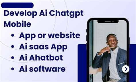 Develop Ai Chatgpt Moblie App Or Website Ai Saas App Ai Chatbot Ai Software By Pickford26 Fiverr