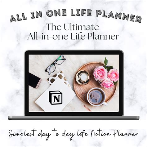Notion Template All In One Life Planner Personal Planner Notion