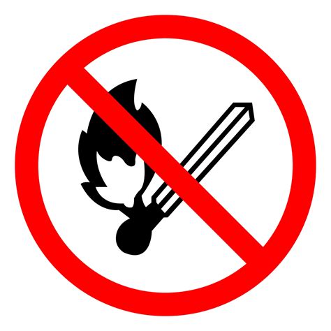 No Fire Sign Vector Art Icons And Graphics For Free Download