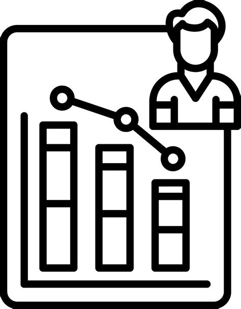 Bar Chart Line Icon 53641594 Vector Art At Vecteezy