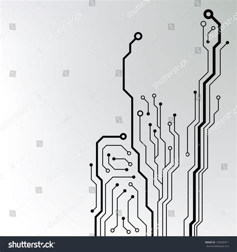 Circuit Board Pattern Abstract Technology Circuit Stock Vector Royalty