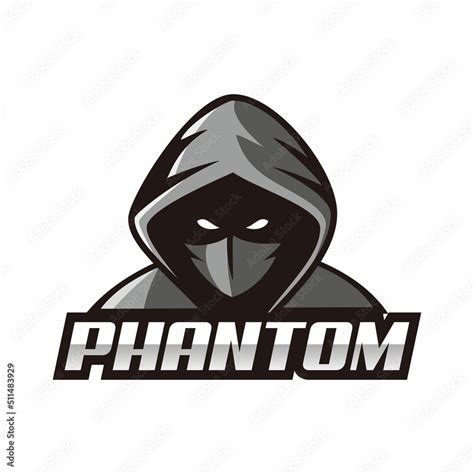The Hoodie Phantom Logo Design Stock Vector Adobe Stock