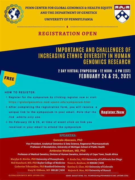 Penn Center For Global Genomics Health Equity University Of Pennsylvania