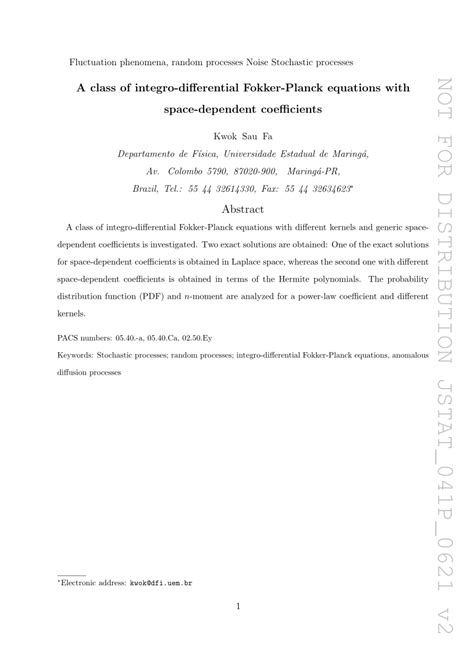 Pdf Fractional Langevin Equation And Riemann Liouville Fractional Derivative