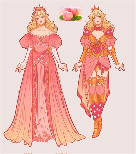 Princess Peach By Hannah Alexander Rimaginarynobles