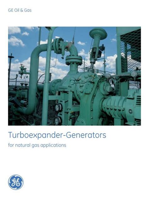 Turboexpander Generators GE Energy