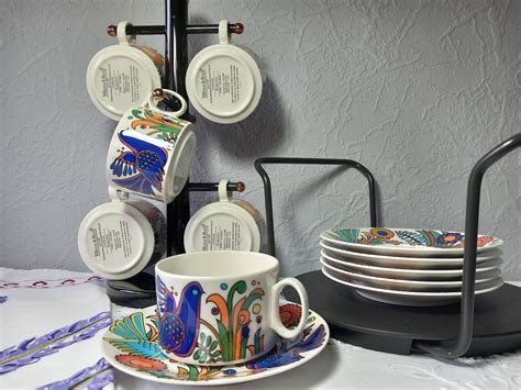 Villeroy Boch ACAPULCO Vintage Retro Collection Coffee Tea Cup Saucer