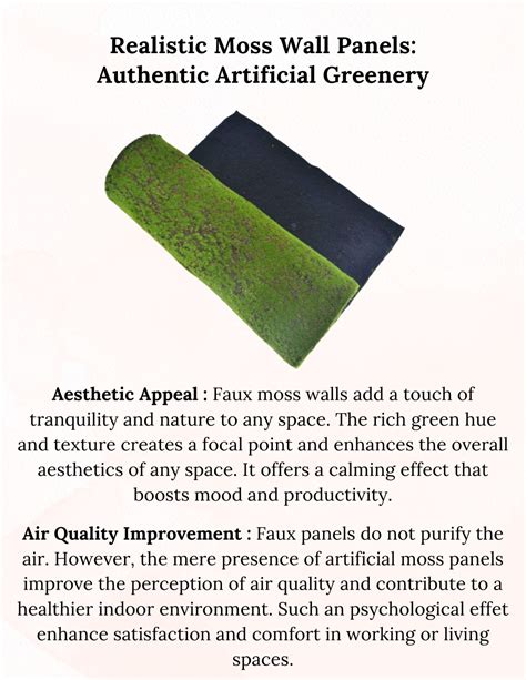 Ppt Significance Of Installing Moss Wall Panels Powerpoint