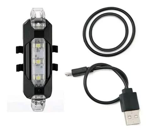 Luz Bicicleta Led Usb Recargables Delantera Y Trasera