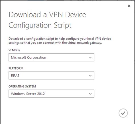 how to create a site to site vpn tunnel to the windows azure cloud