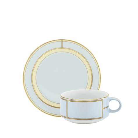 Celeste Tea Cup Blue Print