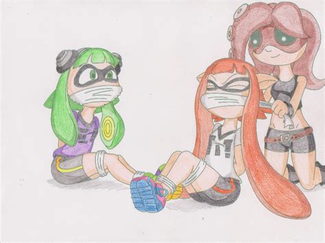Splatoon Girls Commission By Reimon Master Ii On Deviantart