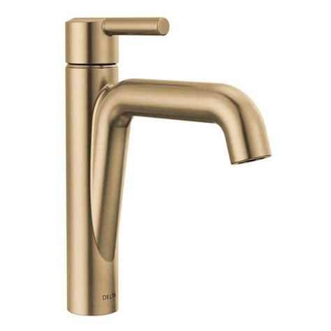 Reviews For Delta Nicoli Gold Single Handle 4 In Single Hole Bathroom