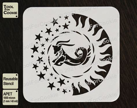 Zodiac Stencil Astrology Signs Zodiac Sign Bundle Astrology Etsy