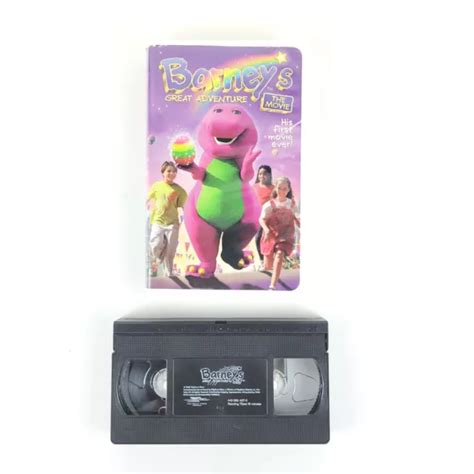 Barneys Great Adventure The Movie Vhs 1998 Purple Dinosaur