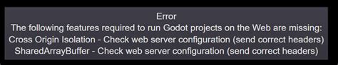 Godot Web Export Help Rgodot