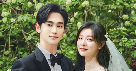 세기의 부부 김수현♥김지원 웨딩 화보 공개 눈물의 여왕