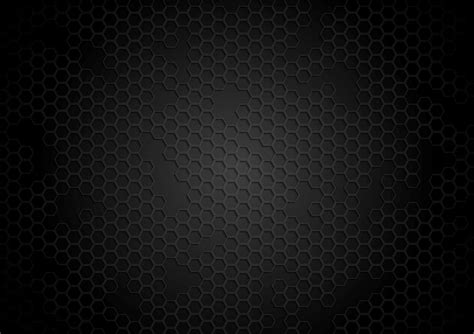 Premium Vector Dark Tech Background With Hexagons