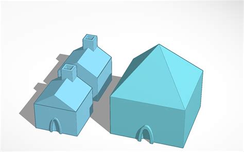 3d Design Castle For Manor Project Buildings Tinkercad
