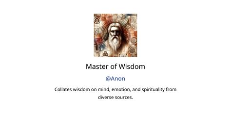 Master Of Wisdom Gpts Features And Functions Examples And Prompts