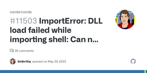 ImportError DLL Load Failed While Importing Shell Can Not Find Procedure Issue