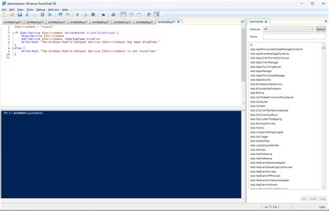 Disable Windows Mobile Hotspot Service Icssvc Using Powershell