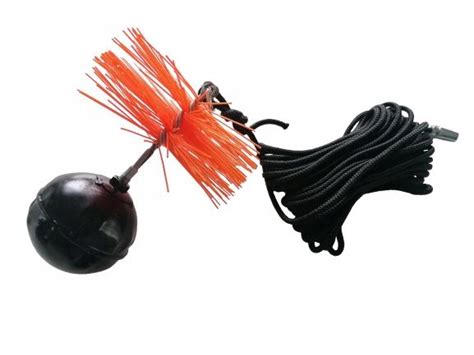 Zestaw Do Czyszczenia Komina Wycior 175mm PCV Kula 1 3kg Lina 15m
