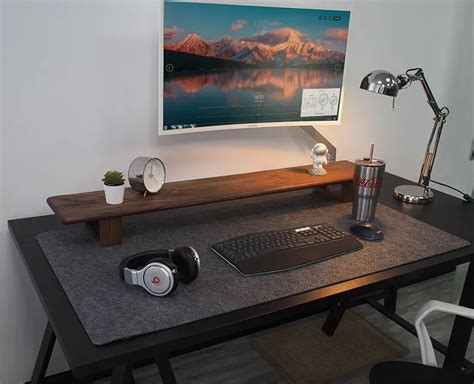 Cushion Large Computer Desk Mat Deskpad Mousepad Table Keyboard Non Slip 120x50 Cm Gadstyle Bd