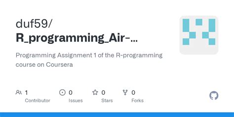 Github Duf59rprogrammingair Pollution Programming Assignment 1 Of