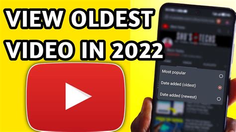 New Way To View Oldest Video On Youtube In 2024 How To Sort Youtube Videos By Date In 2024