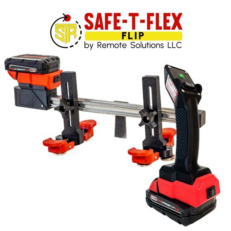 Safe T Flex Flip Wireless Remote Linear Operator Safe T Rack