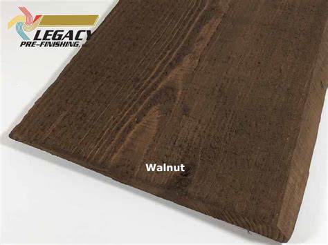 Prefinished Haida Wavy Edge Cedar Siding Walnut Stain