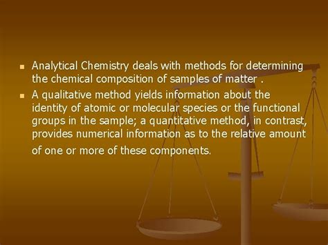 Classification Of Analytical Methods By Naaimat Muhammed Goals