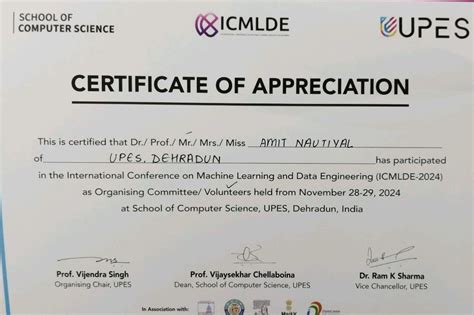 Amit Nautiyal On Linkedin Machinelearning Dataengineering Icmlde2024 Volunteering
