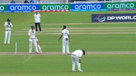 Ind Vs Aus Wtc Final 2023 Updates Mohammed Sirajs Delivery Leaves