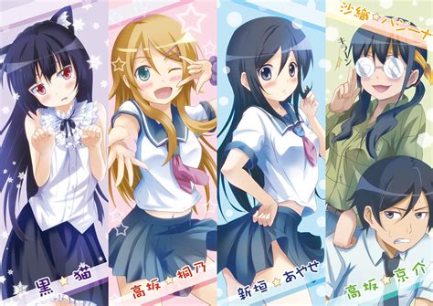 Oreimo Hd Wallpaper Ayase Saori Ruri And Kirino Unite In Anime Style