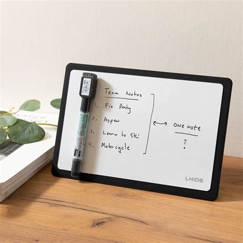 Magnetic Whiteboard Sheet Combo Includes Magboard Foldable Stand And Dry Erase Marker