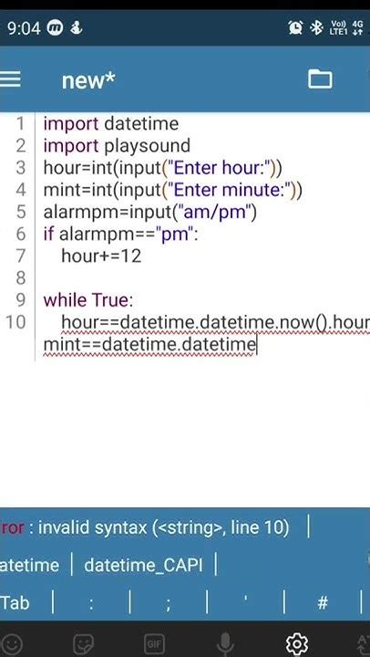 alarm clock using python 😱👍 telusko python apnikaksha flipkart amazon