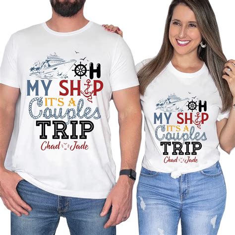 Personalized Its A Couples Trip Cruise T Shirt Honeymoon