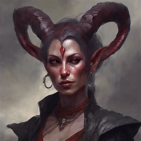 A Tiefling Woman In Her Early Fanart