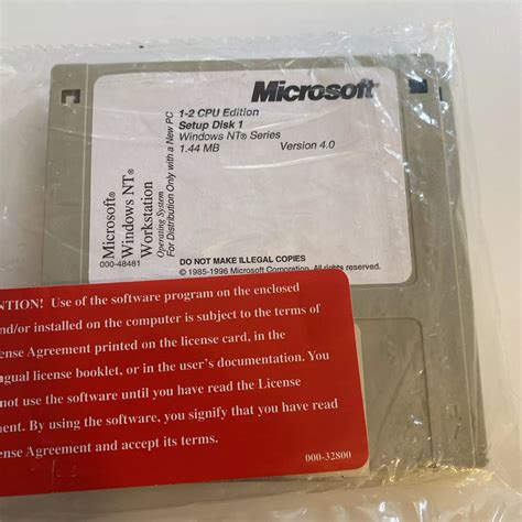 Mavin Microsoft Floppy Disk Windows Nt Series Version 4 0 Sealed Zad