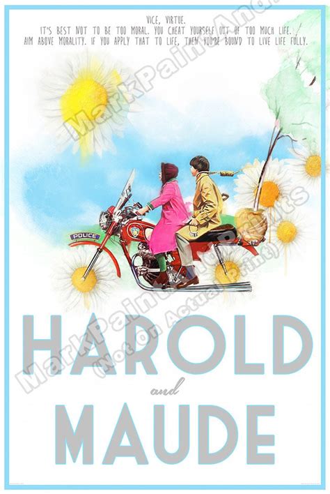 Harold And Maude Alternative Watercolor Movie Poster Print 20x30