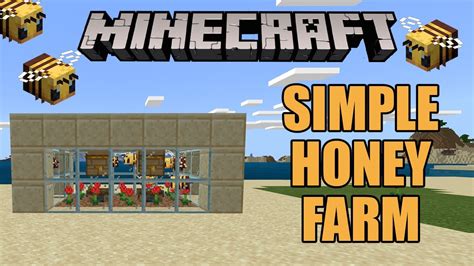 Minecraft How To Build A Simple Honey Farm In Survival Mode And How