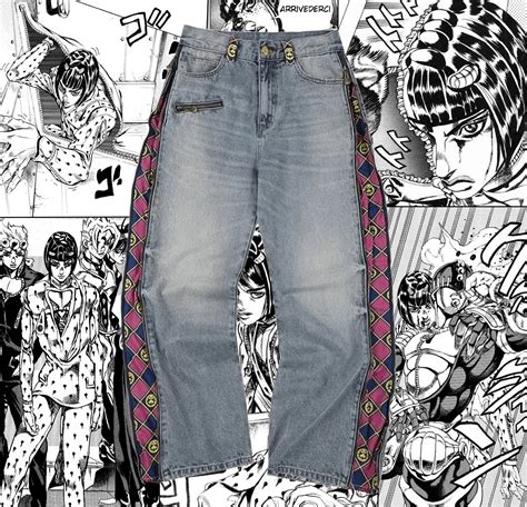 Jojos Bizarre Adventure Sticky Fingers Jeans Mitzori