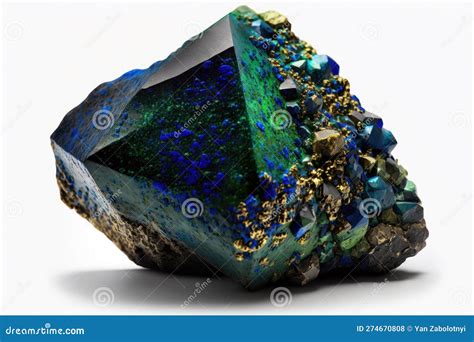 Stone Azurite Background Texture Ai Generation Royalty Free Stock