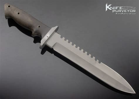 De Casey Custom Knife Tactical Micarta Fixed Blade Knife Purveyor