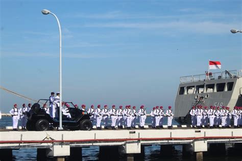 KOMANDAN BESERTA PRAJURIT HIU PERKASA TURUT SERTA DALAM ACARA SERTIJAB